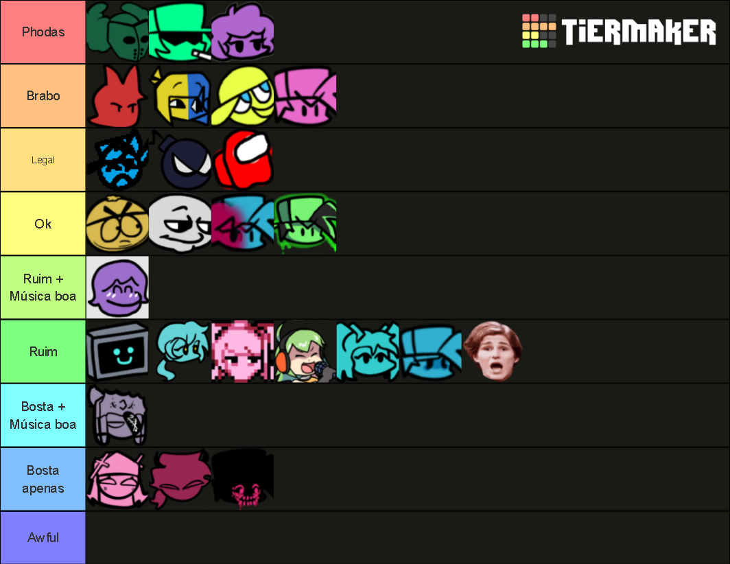 Fnf Mods Tier List (Community Rankings) - TierMaker