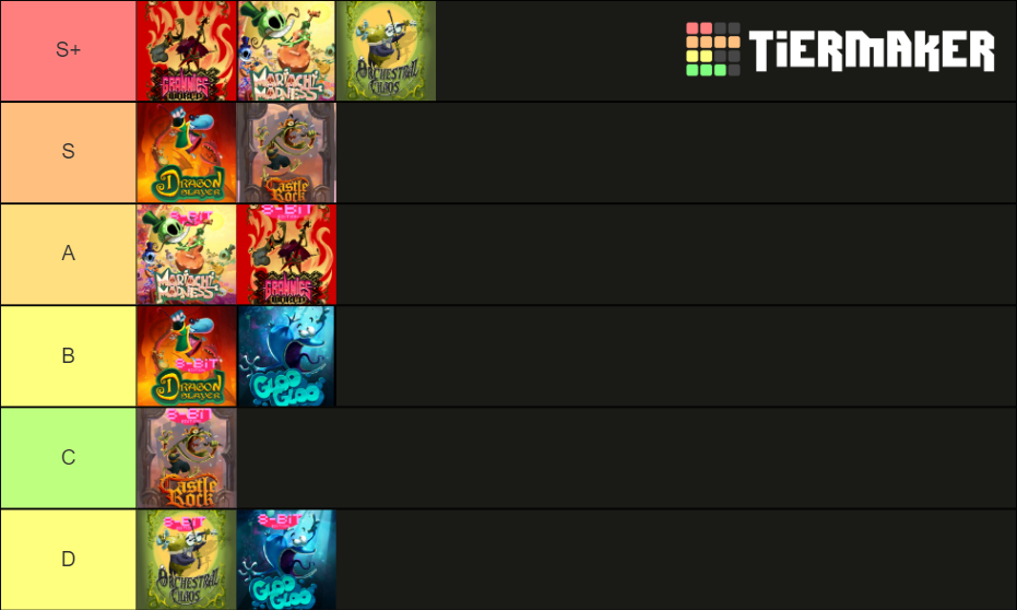 Rayman Legends Music Levels Tier List (Community Rankings) - TierMaker
