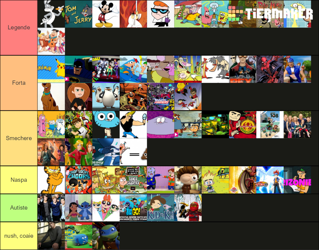 Desene Smecher Tier List (Community Rankings) - TierMaker