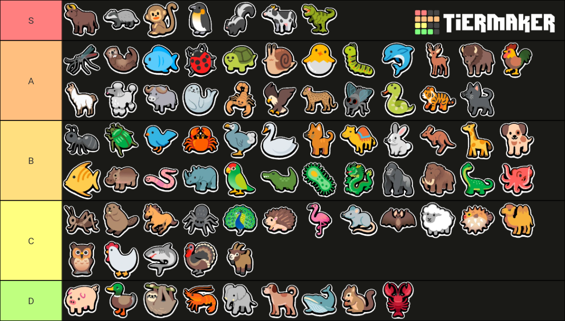 Super Auto Pets ALL PETS Tier List (Community Rankings) - TierMaker