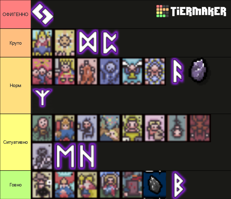 The Binding of Isaac - Tarot Cards and Runes Tier List (Community ...