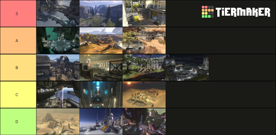 Halo 3 Maps Tier List (Community Rankings) - TierMaker