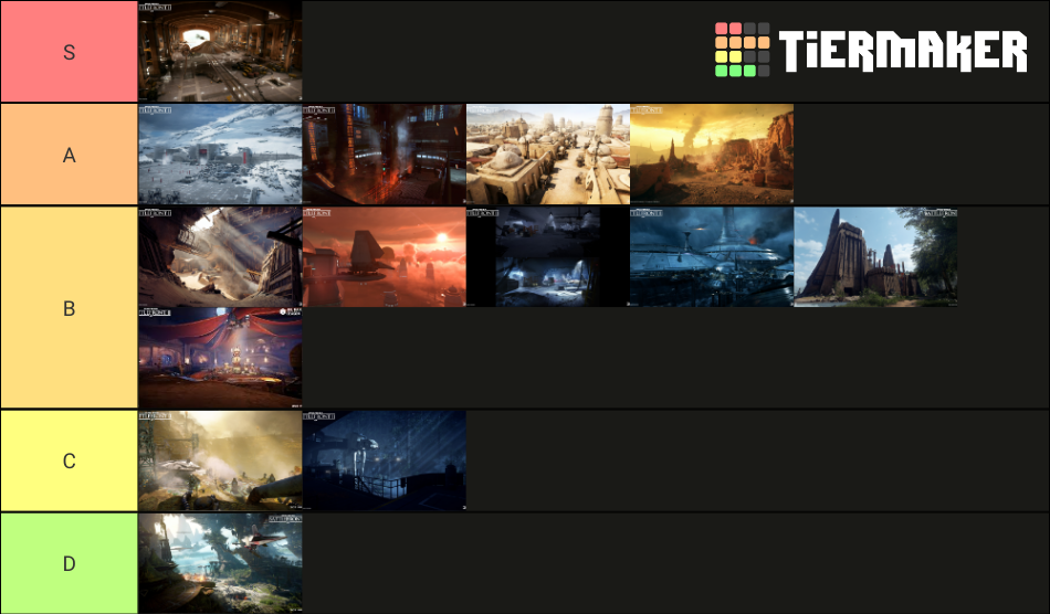 Star Wars Battlefront 2 HVV Maps Tier List (Community Rankings) - TierMaker