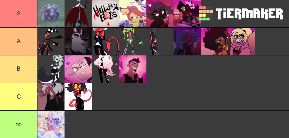 helluva boss Tier List (Community Rankings) - TierMaker