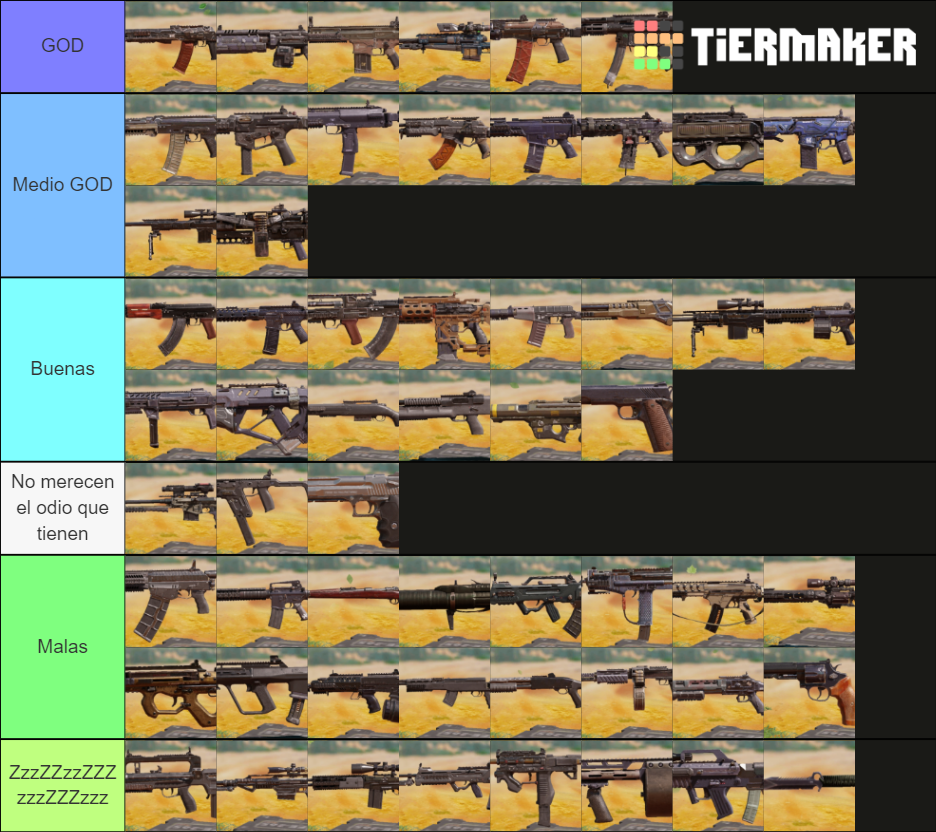 Call of Duty Mobile Weapons S2 2021 Tier List (Community Rankings ...