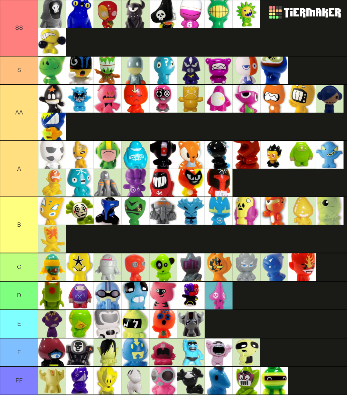 GOGO's Crazy Bones (SERIES 1, 2007) Tier List (Community Rankings ...