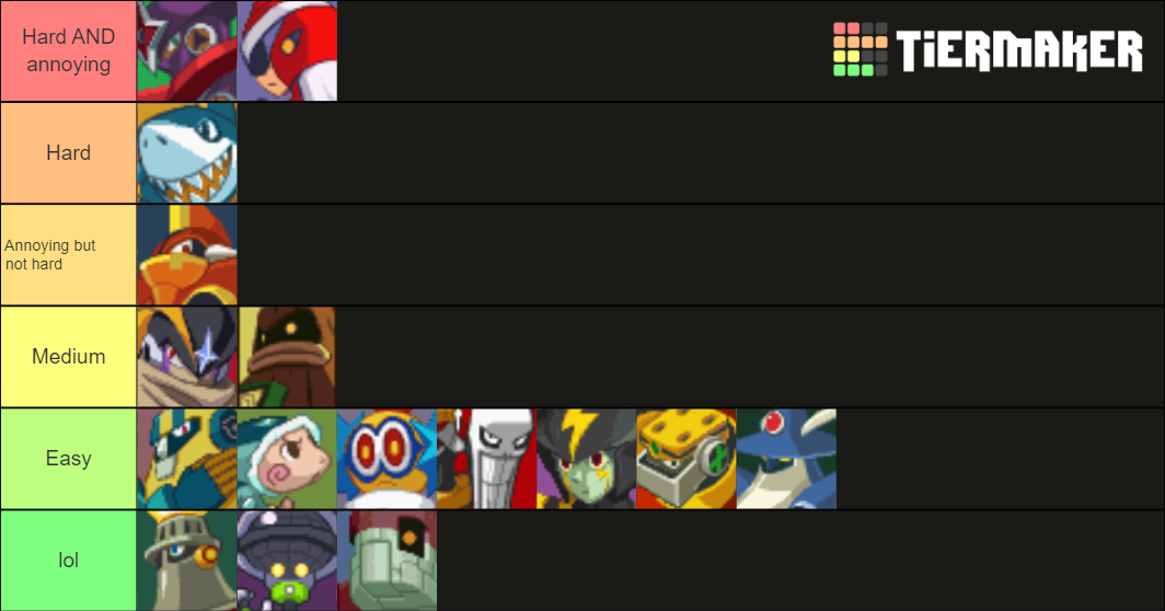 Mega Man Battle Network Net Navi Tier List (Community Rankings) - TierMaker