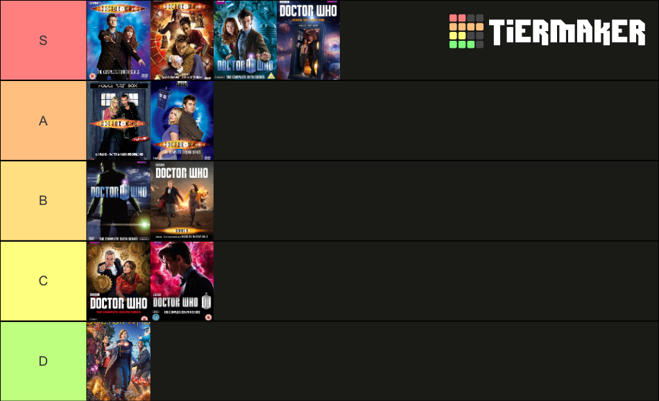 Doctor Who Seasons Tier List (Community Rankings) - TierMaker