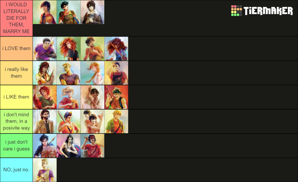 percy jackson & hoo characters! all of them Tier List (Community ...