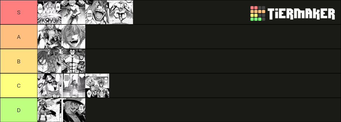 RoR Fighters (Round 1-6) Tier List (Community Rankings) - TierMaker