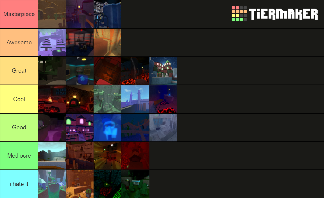 Flood Escape 2 All Map Tier List (Community Rankings) - TierMaker
