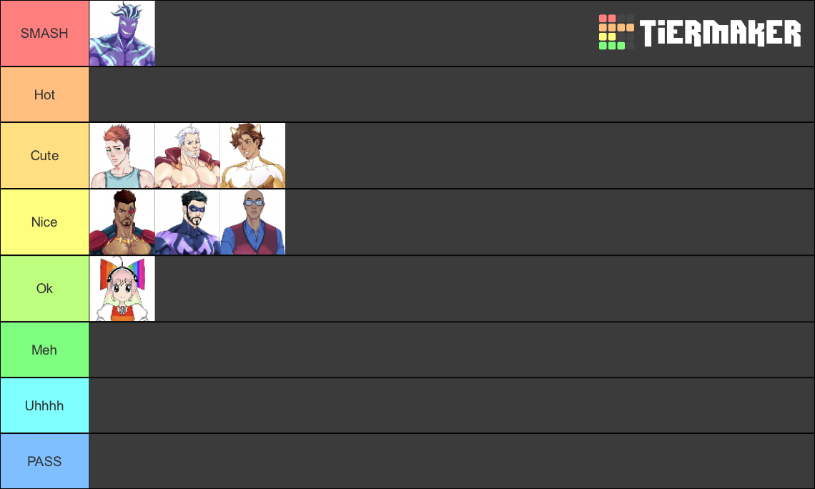 Mister Versatile Character Rate Tier List (Community Rankings) - TierMaker