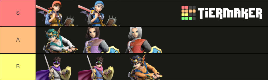 SSBU Hero alts/colors Tier List (Community Rankings) - TierMaker