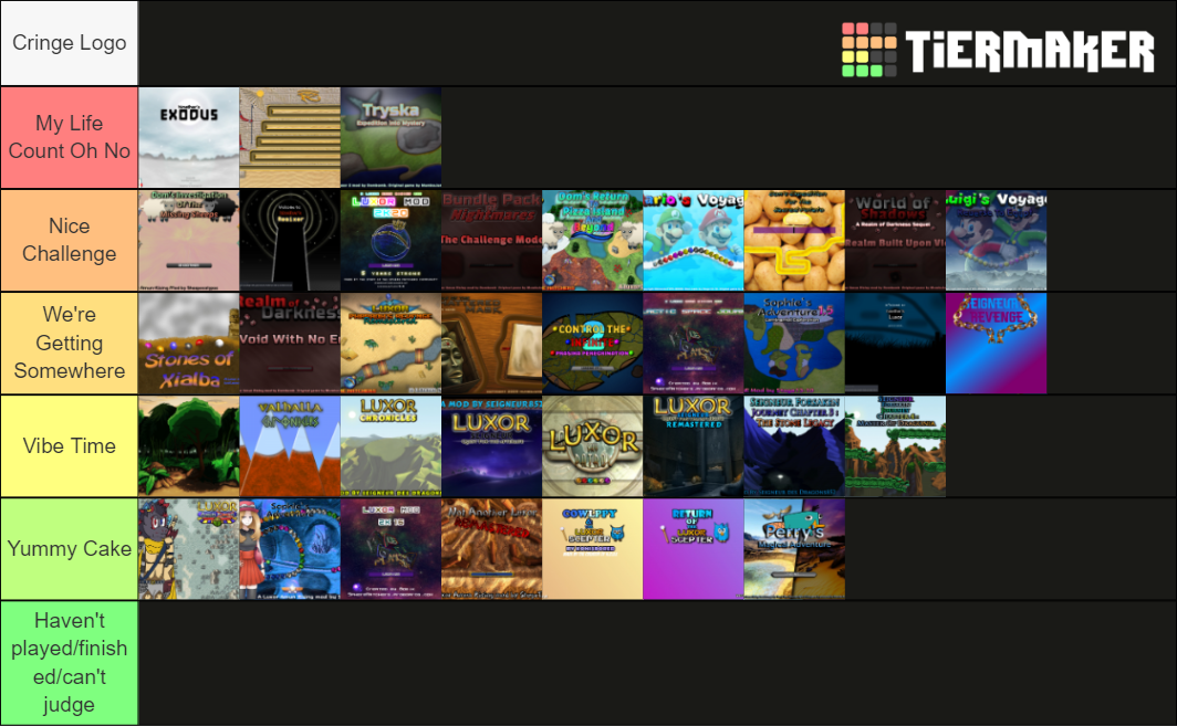 Luxor Mods Tier List (Community Rankings) - TierMaker