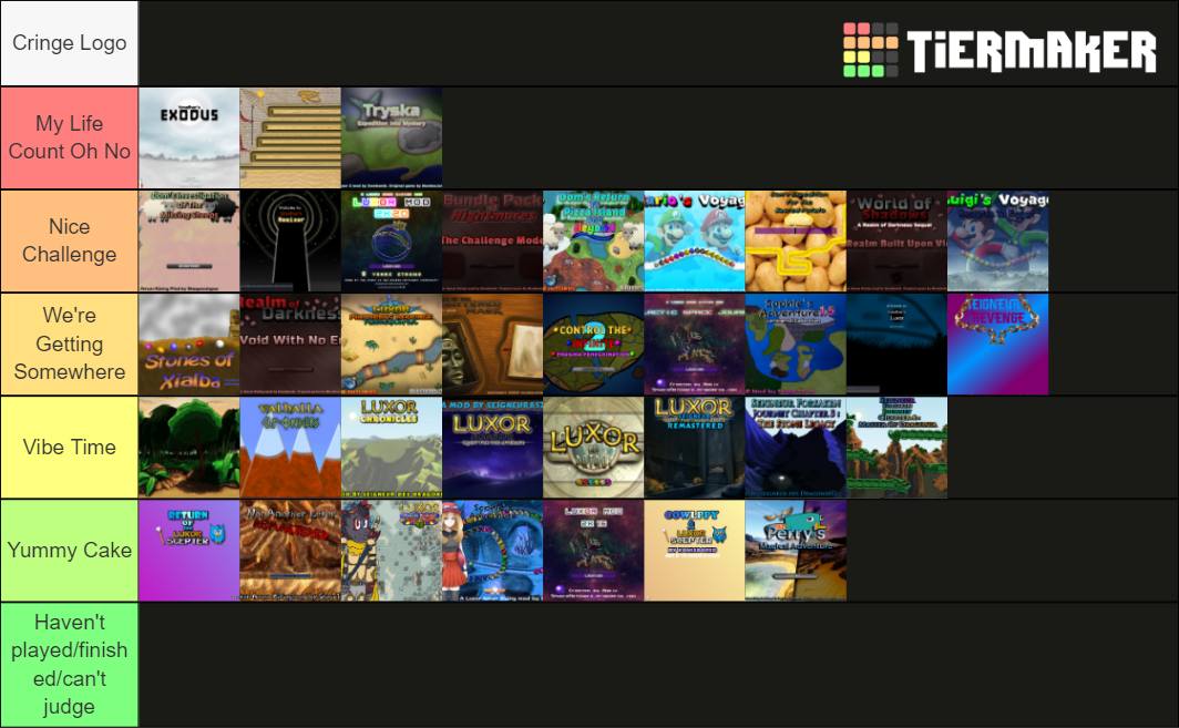 Luxor Mods Tier List (Community Rankings) - TierMaker
