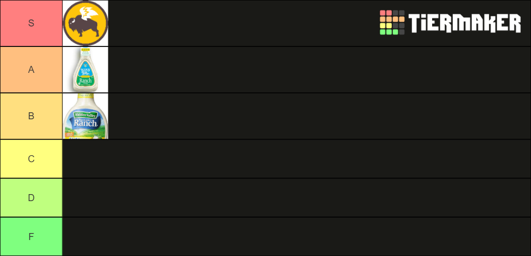 the-definitive-ranch-tier-list-community-rankings-tiermaker