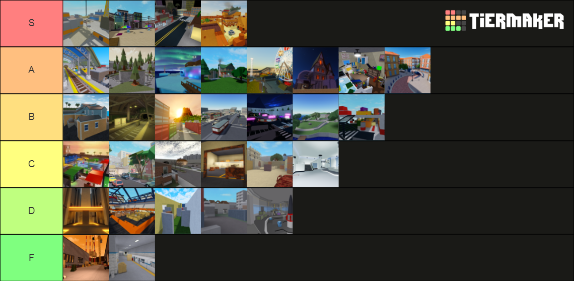 Arsenal Maps Tier List (Community Rankings) - TierMaker