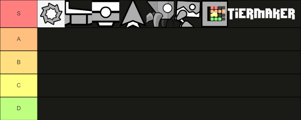 Geometry Dash Modes 2.1 Tier List (Community Rankings) - TierMaker