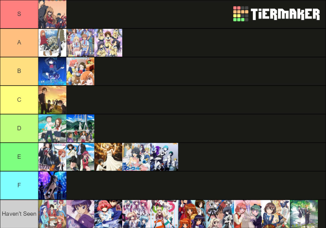 Romance Anime Tier List (Community Rankings) - TierMaker