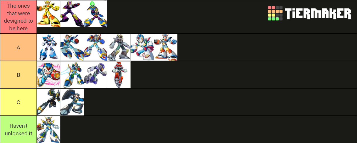 MegaMan X Armors Tier List (Community Rankings) - TierMaker MegaMan X Armors Tier List (Community Rankings) - TierMaker