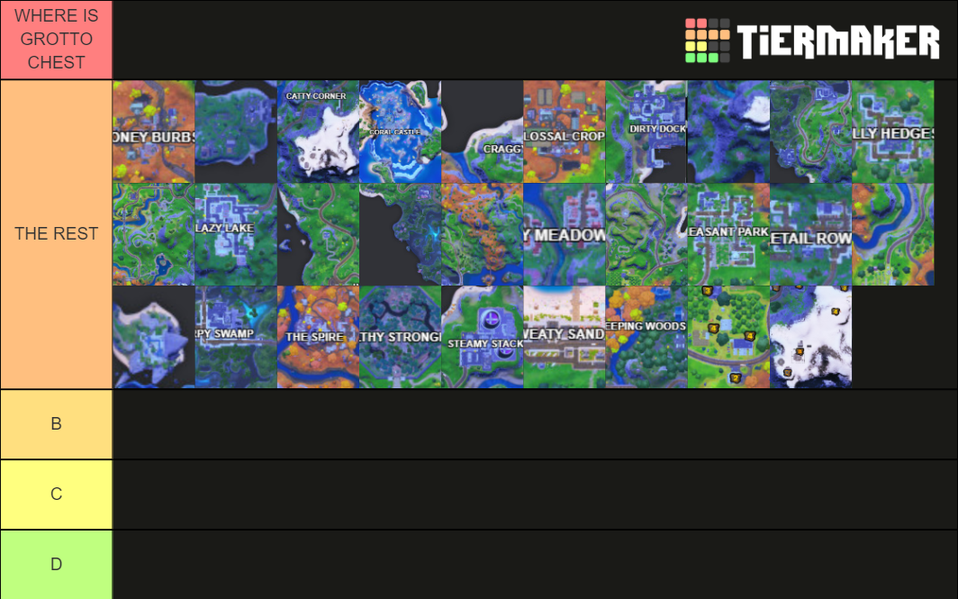 C2s6 Landing Spots V2 Tier List Community Rankings Tiermaker 4708