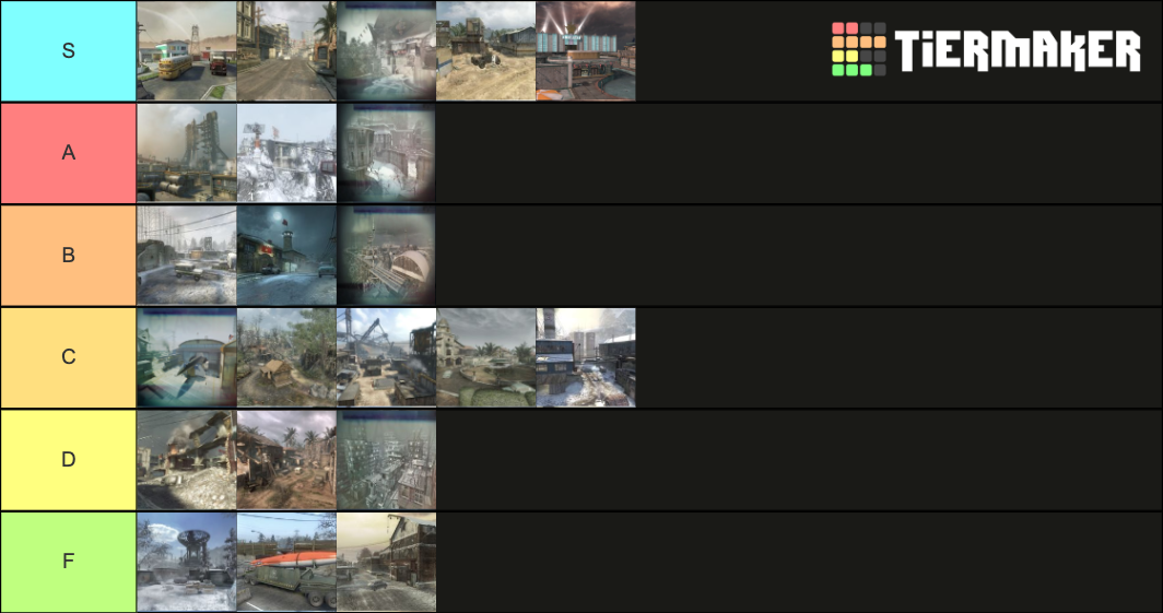 Black Ops 1 Multiplayer Maps Tier List (Community Rankings) - TierMaker