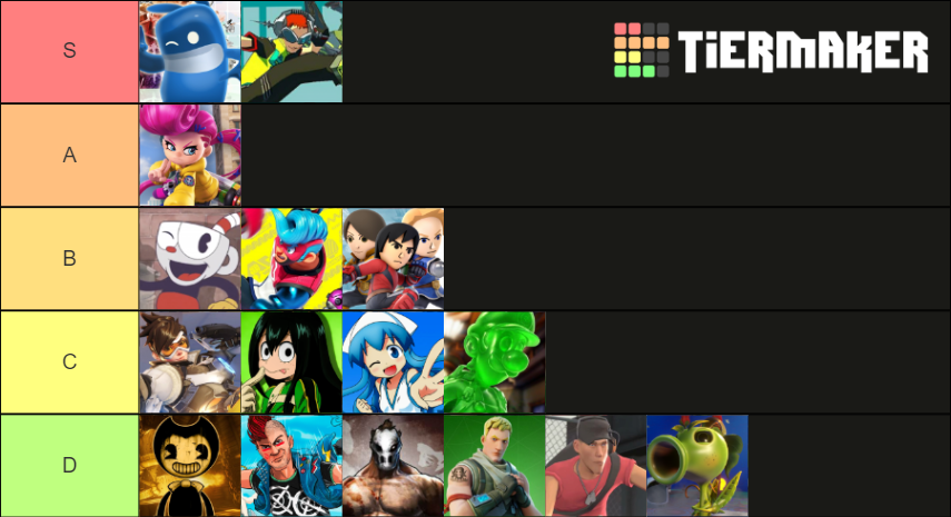 Inklings (Splatoon) Versus and Death Battle Matchups Tier List ...