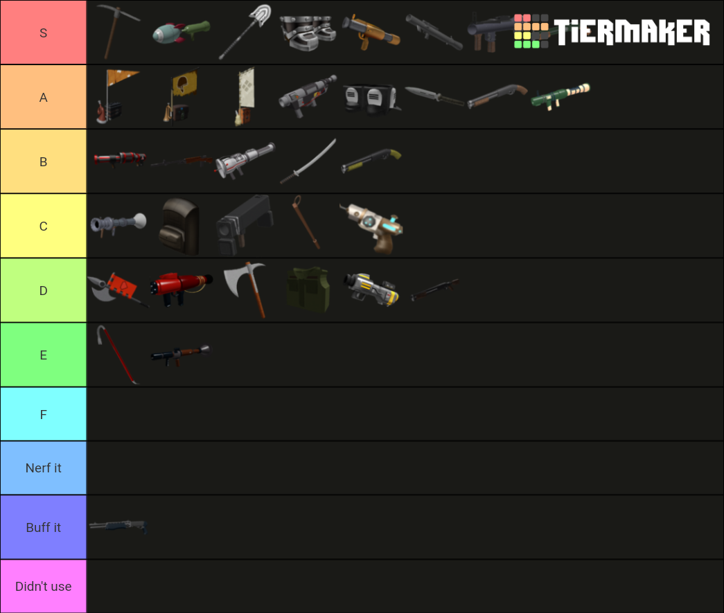 Typical Colors 2 Trooper Weapons (updated) Tier List (Community ...