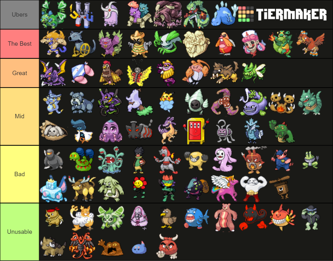 Pokemon Clover Tier Ranking (Fully Evolved) Tier List (Community ... Pokemon Clover Tier Ranking (Fully Evolved) Tier List (Community ...