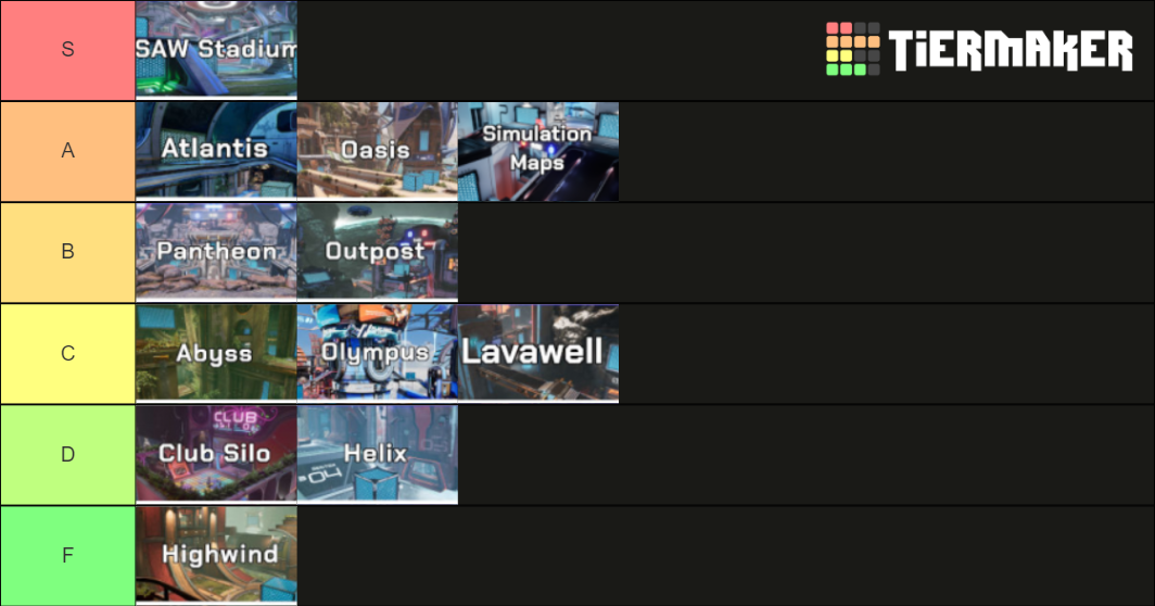 Splitgate Maps Tier List (Community Rankings) - TierMaker