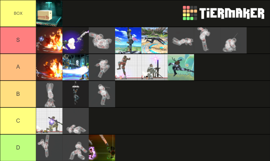 Smash Ultimate Snake Moveset Tier List (Community Rankings) - TierMaker