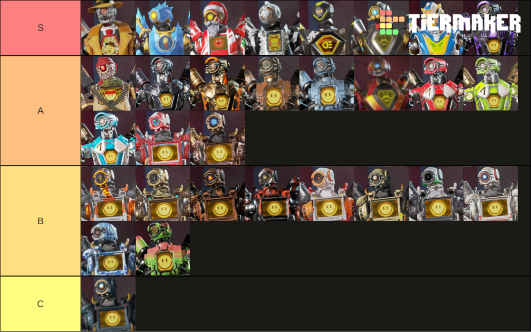 Pathfinder Skins Season 9 (Apex Legends) Tier List (Community Rankings ...