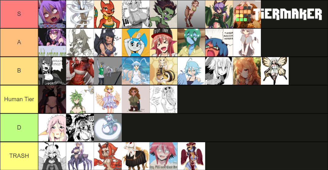 Monster Girl Tier List (Community Rankings) - TierMaker