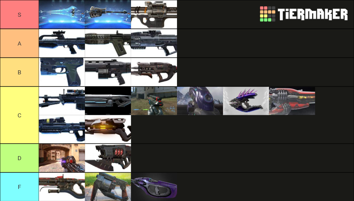 Halo Infinite Weapons Tier List (Community Rankings) - TierMaker