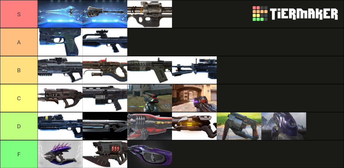 Halo Infinite Weapons Tier List (Community Rankings) - TierMaker