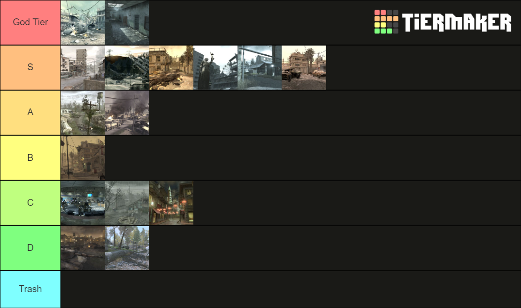 Cod4 maps Tier List (Community Rankings) - TierMaker
