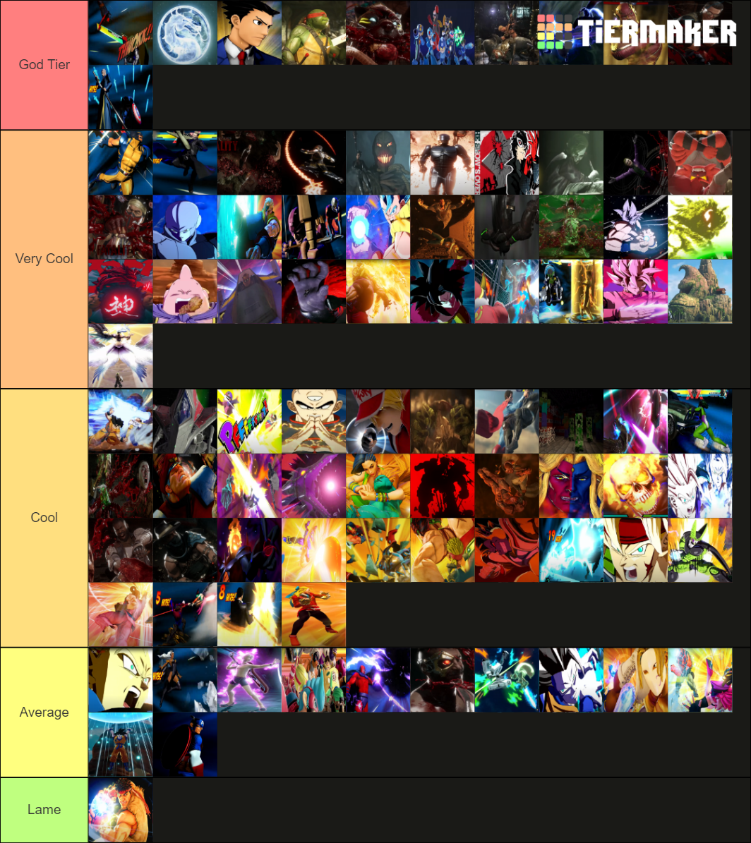 Video Game Finishers Tier List (Community Rankings) - TierMaker