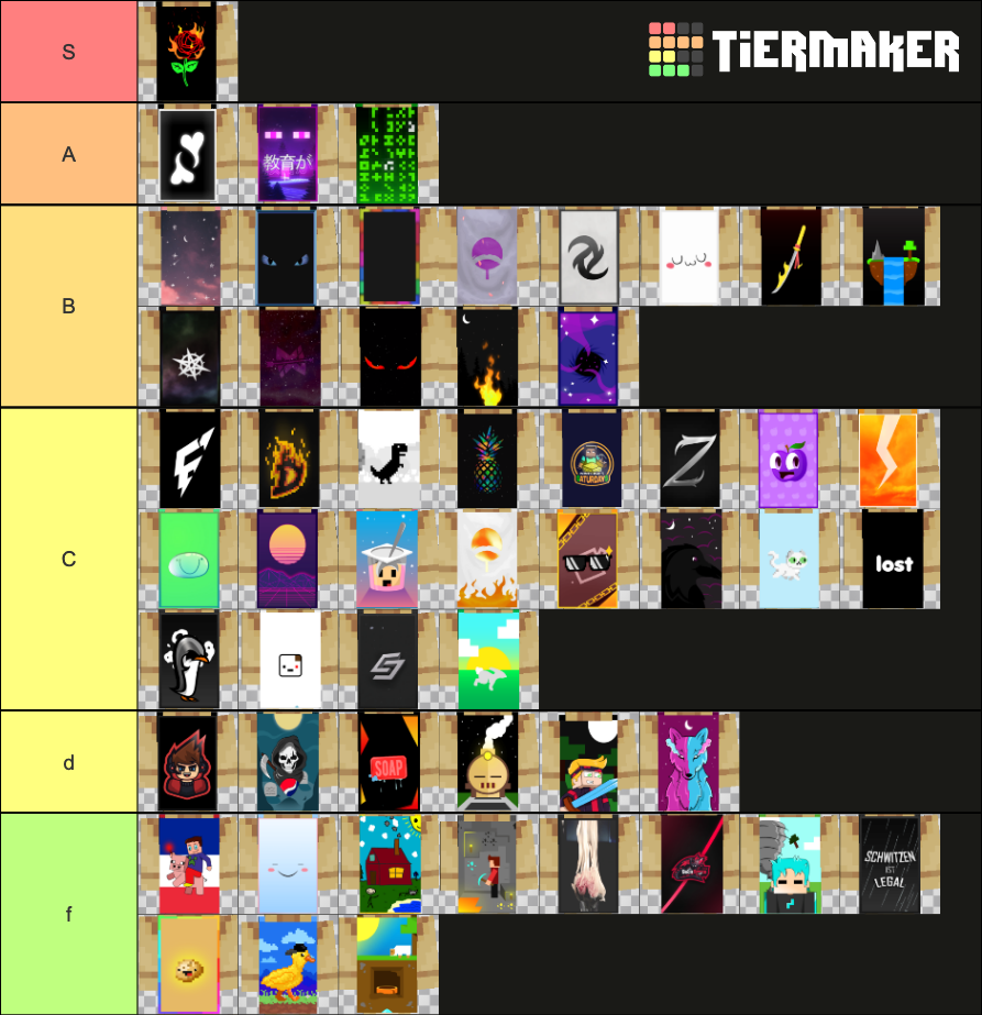 Badlion Client Youtuber Capes Tier List (Community Rankings) - TierMaker