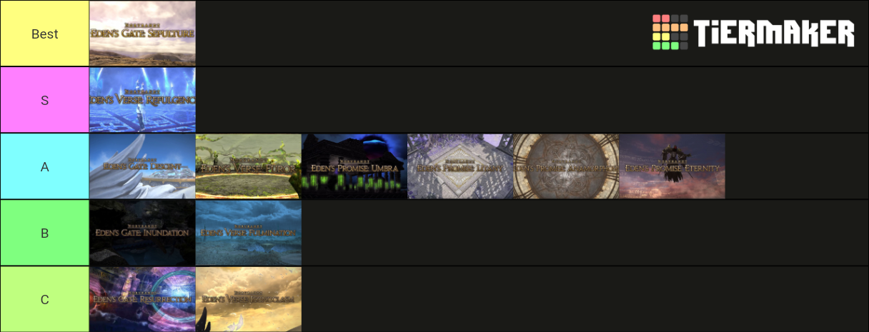 Final Fantasy XIV: Shadowbringers raids Tier List (Community Rankings ...