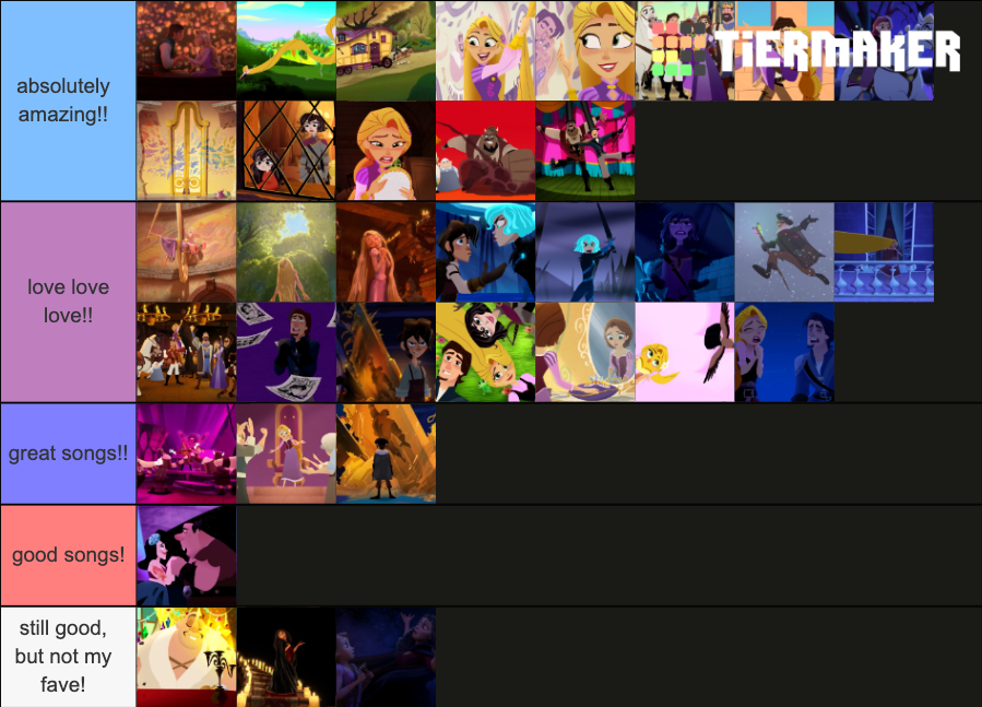 Tangled + Tangled The Series Songs Tier List (Community Rankings ...