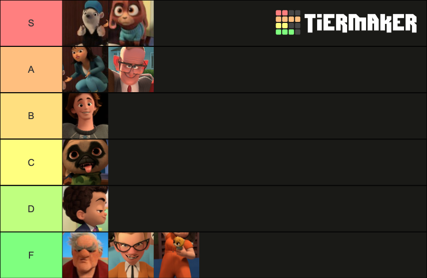 Boss Baby Villains Tier List (Community Rankings) - TierMaker