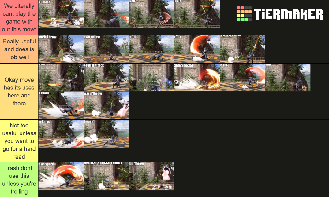 Byleth Move Tier List (Community Rankings) - TierMaker Byleth Move Tier List (Community Rankings) - TierMaker