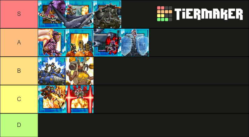 Metal Slug Attack Units SR Cranks Tier List (Community Rankings ...