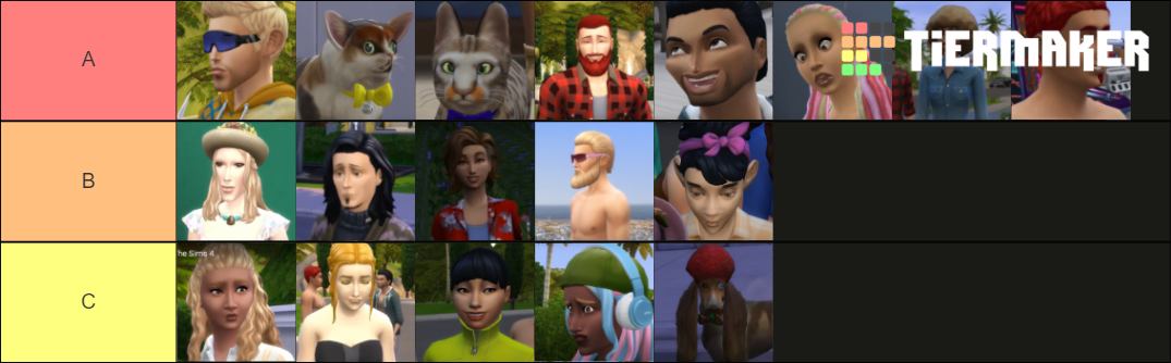 graystillplays sims 4 sims Tier List (Community Rankings) - TierMaker
