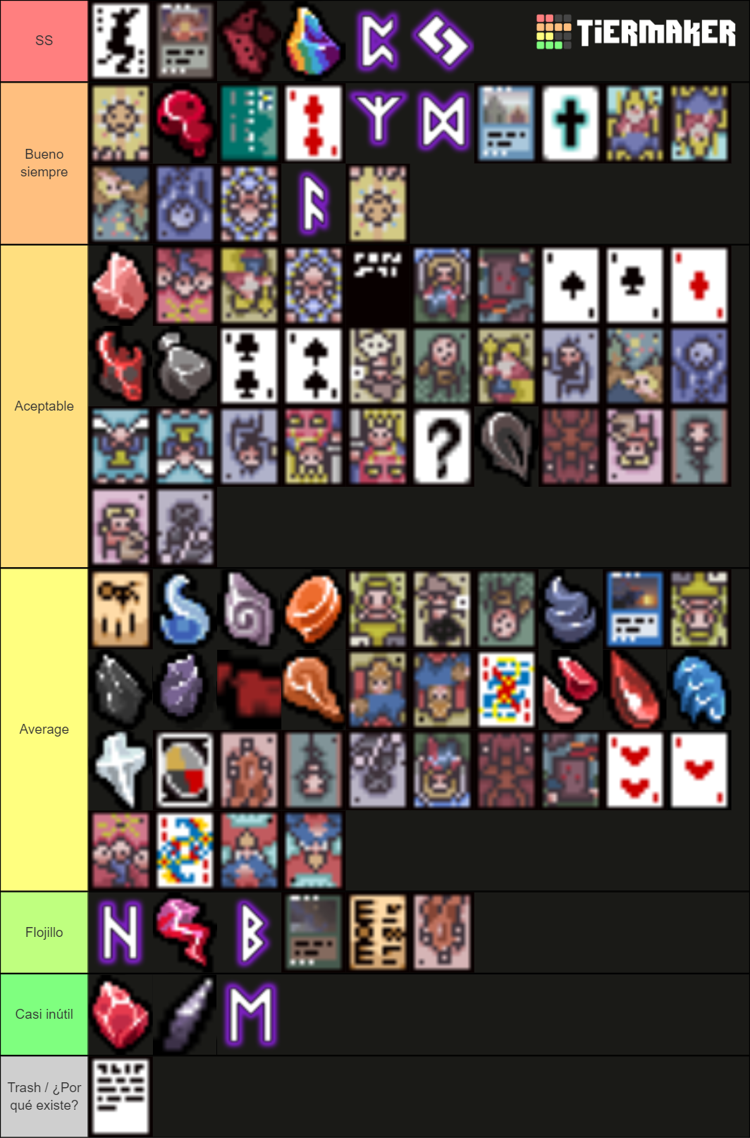Binding of Isaac: Repentance Cards Tier List (Community Rankings ...