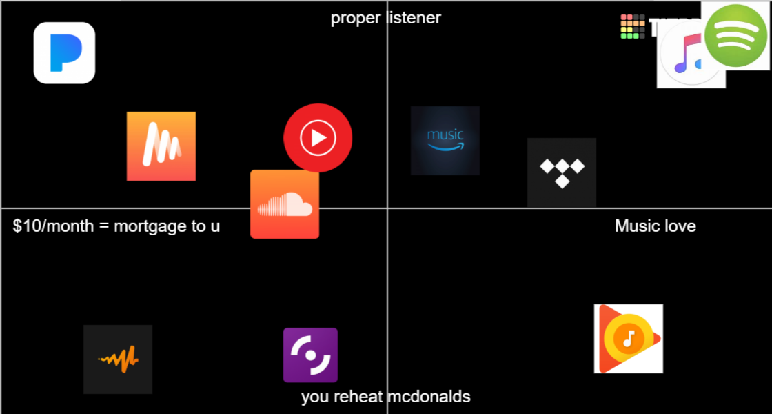 Music Streaming Platforms Tier List (Community Rankings) - TierMaker