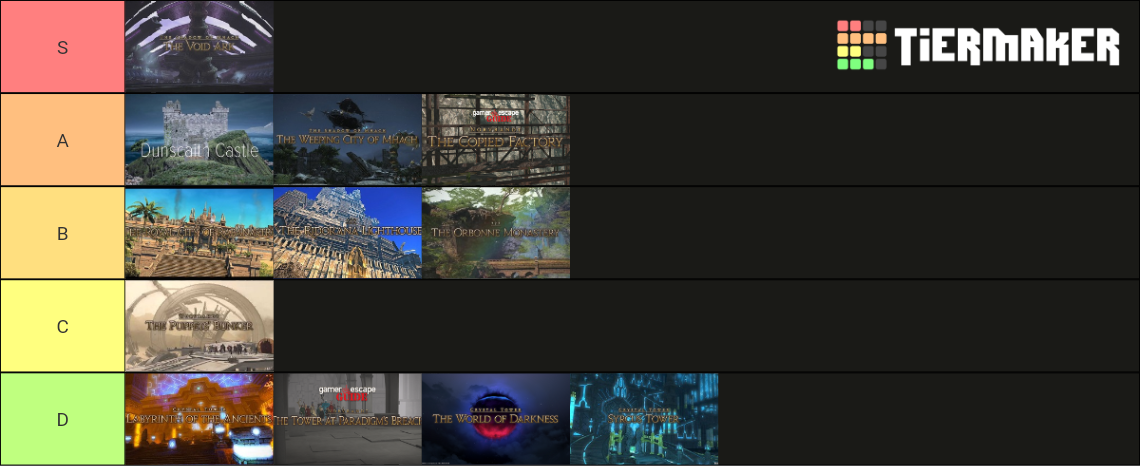 FFXIV Alliance Raids Tier List (Community Rankings) - TierMaker