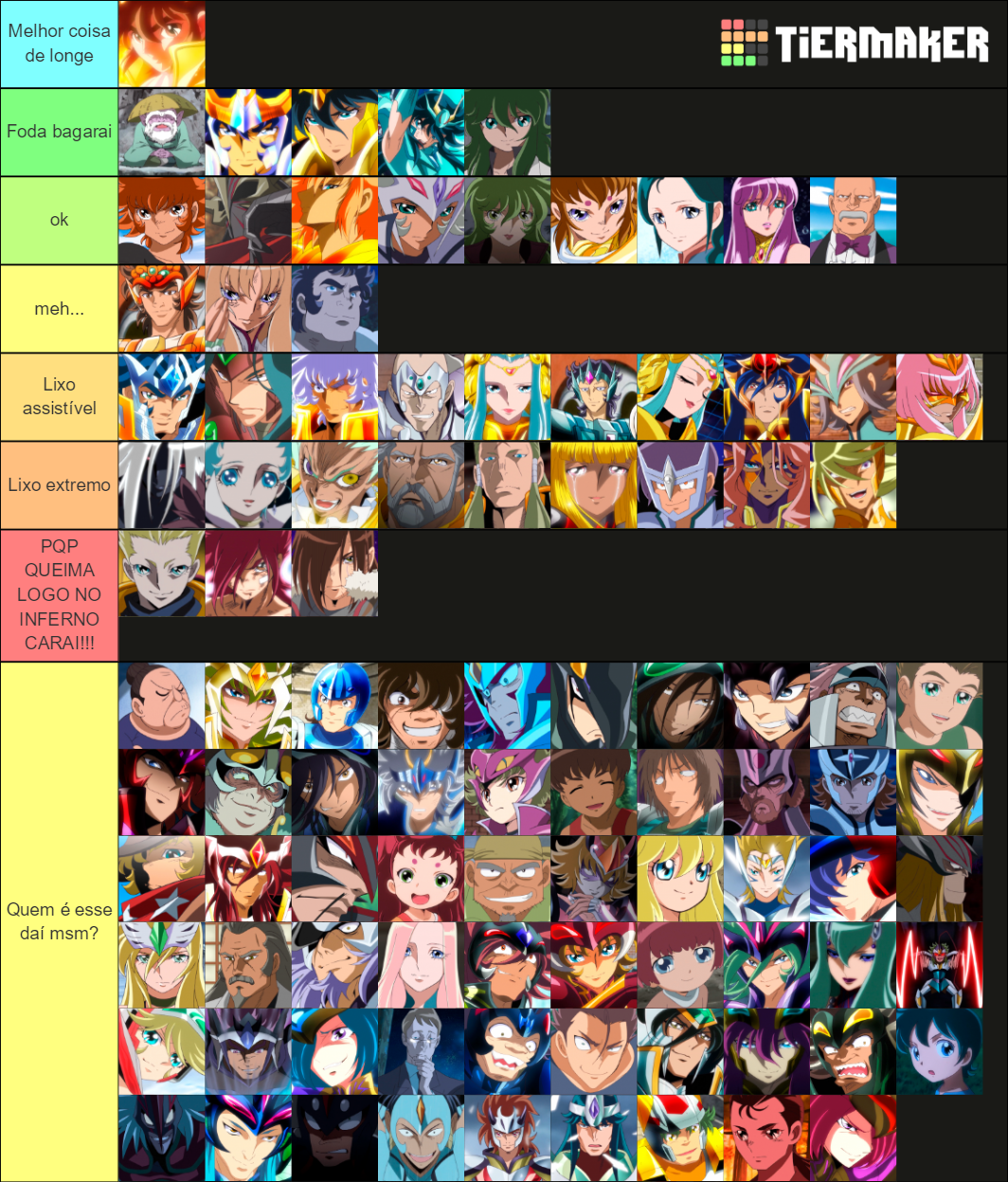 Saint Seiya Omega Character Tier List (Community Rankings) - TierMaker