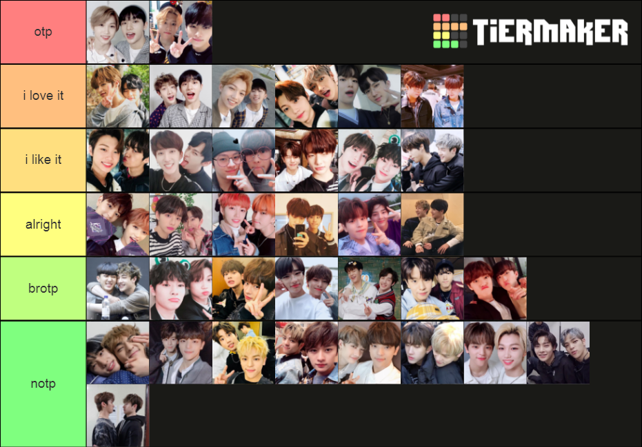 stray kids ships/pairings Tier List (Community Rankings) - TierMaker