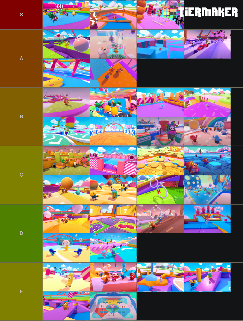 Fall Guys Minigames (Season 3) Tier List (Community Rankings) - TierMaker